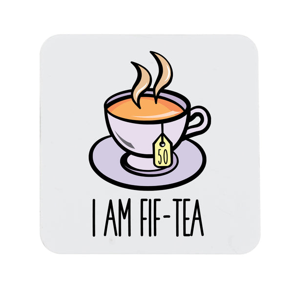 Personalised 50th Birthday Gifts Mug “I Am Fif-Tea” – ALG UK